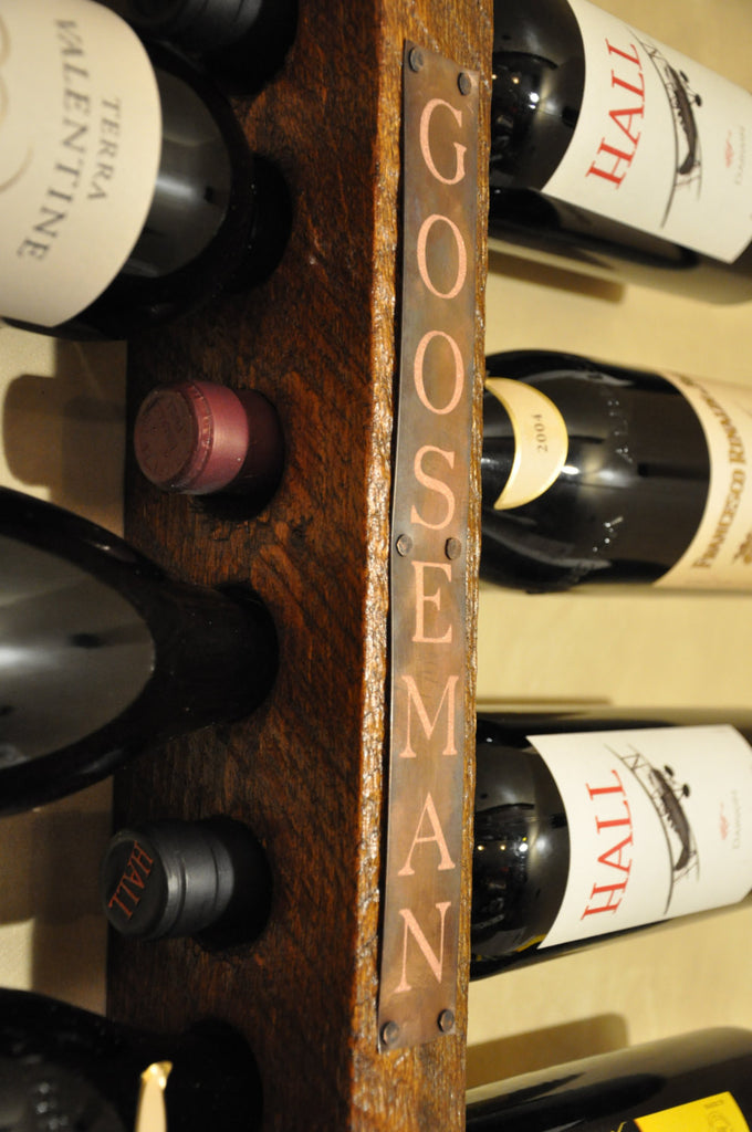 Vertical Wine Rack Ladders – Hewn & Forged